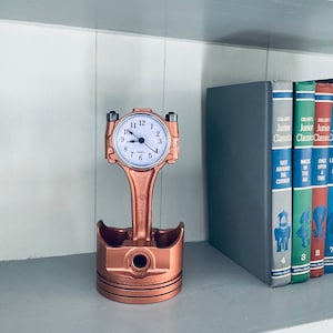 Gearhead Piston Clock - Etsy