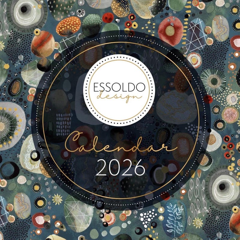 Artist Calendar Poster 2026 - Etsy UK