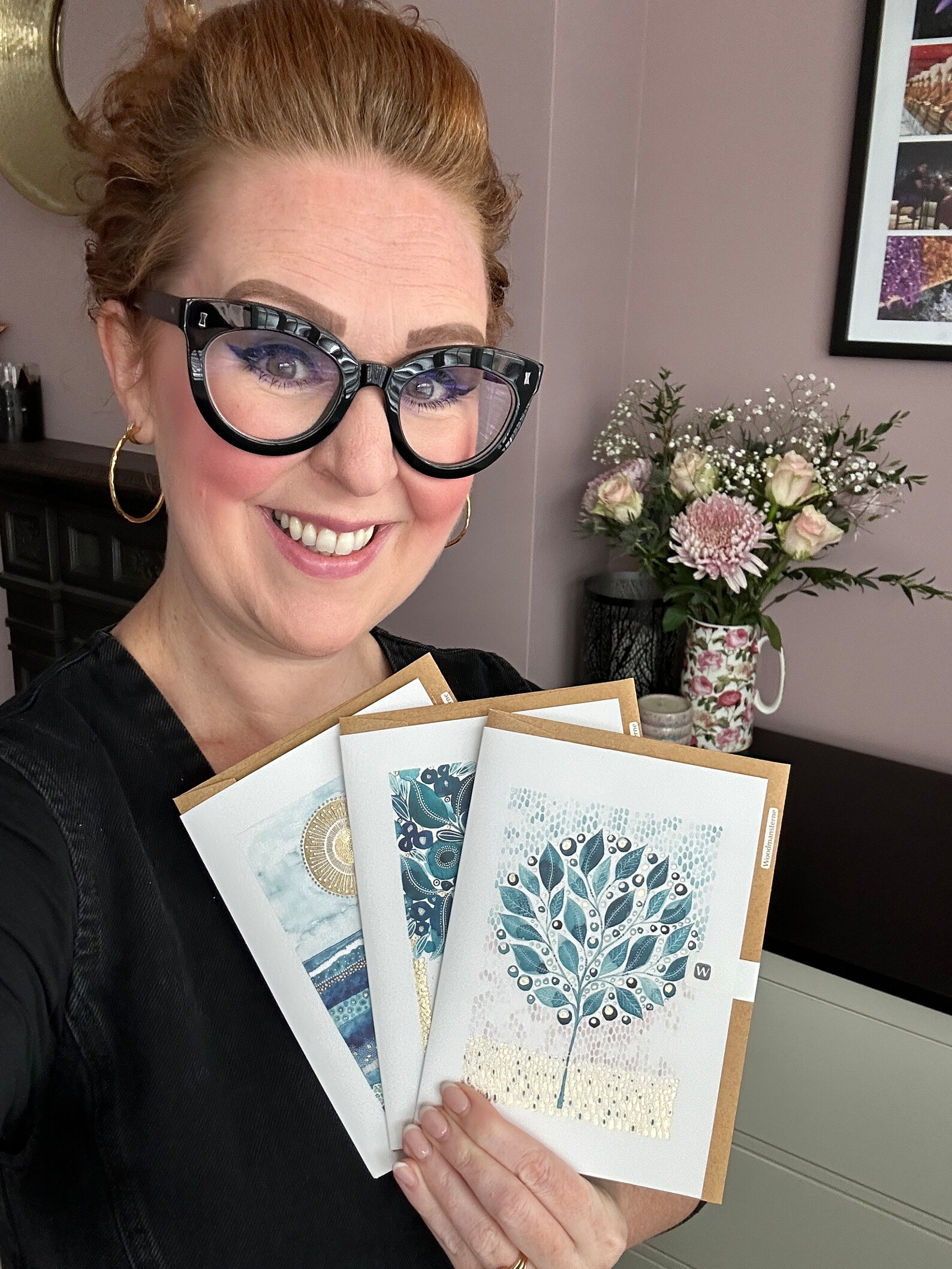 6 Luxury Gold Foiled Greeting Cards pack of Mixed Designs - Etsy