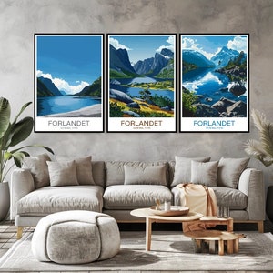Forlandet National Park Norway Poster Travel Print Svalbard Forlandet ...