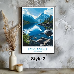 Forlandet National Park Norway Poster Travel Print Svalbard Forlandet ...