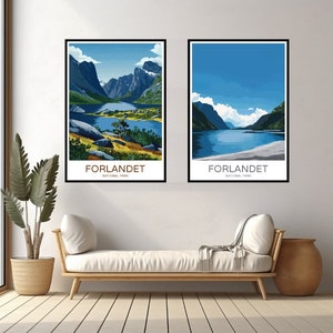 Forlandet National Park Norway Poster Travel Print Svalbard Forlandet ...