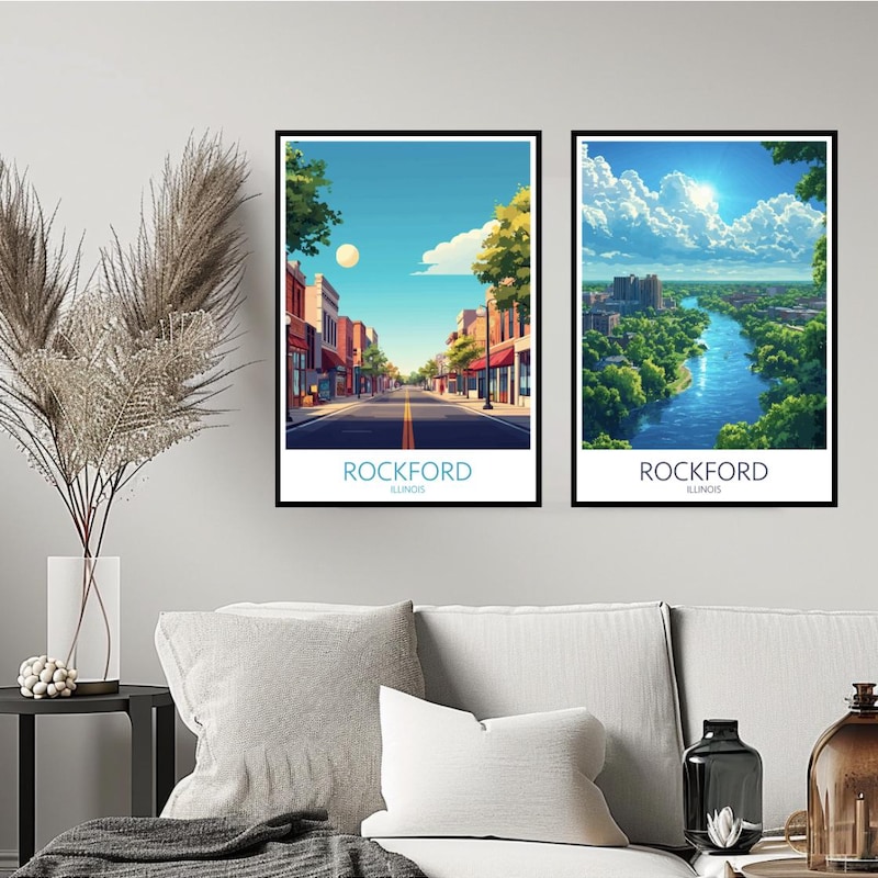Illinois Poster - Etsy