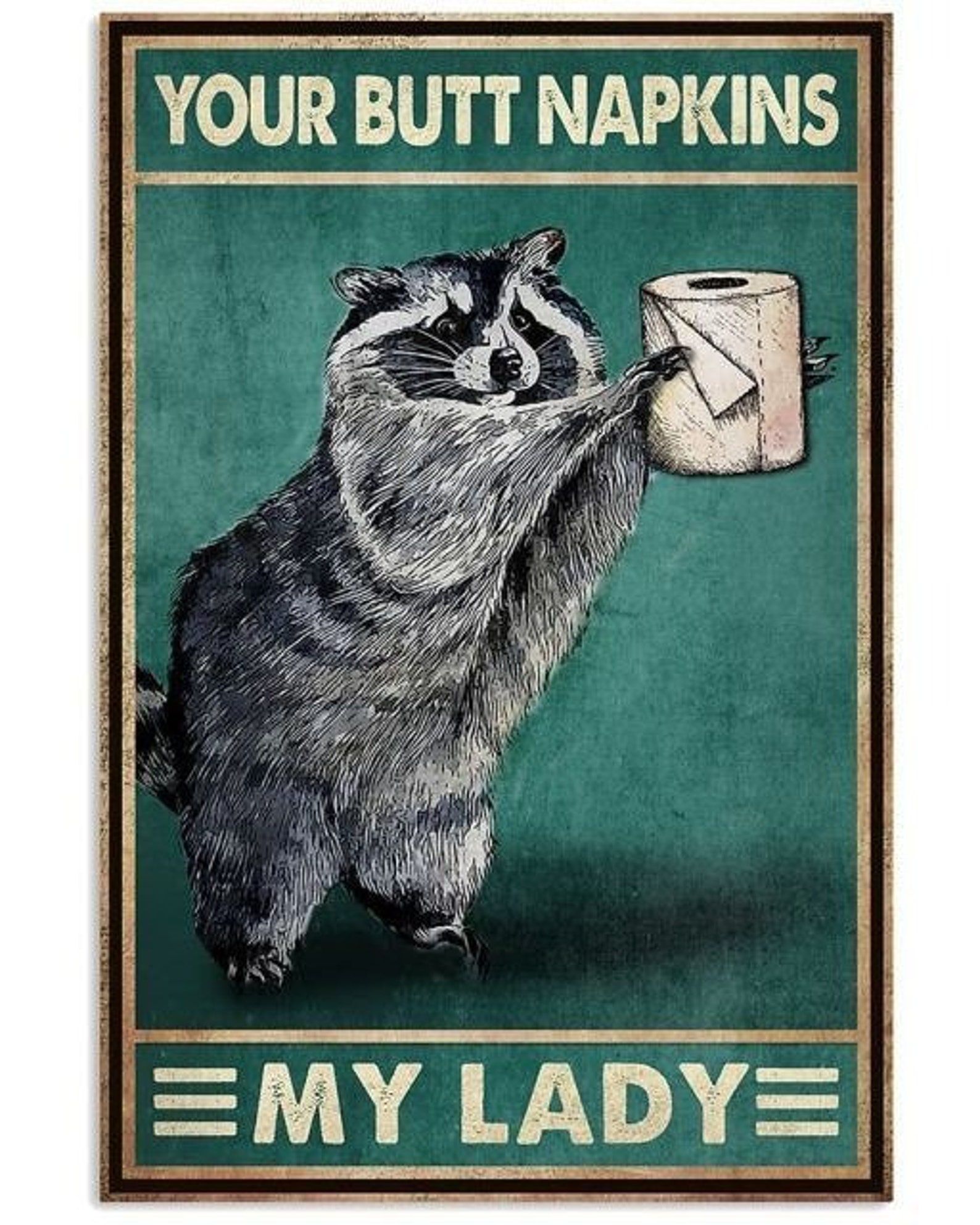 Vintage Canvas Poster Remember to Wipe Print Wall Art Home - Etsy Canada