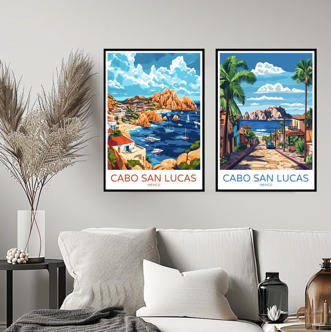 Cabo San Lucas Mexico Poster Travel Print Cabo San Lucas Baja ...