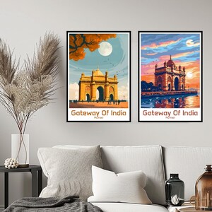 Gateway of India Poster Travel Wall Print India Mumbai Gateway of India ...