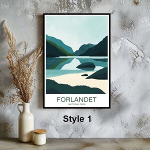 Forlandet National Park Norway Poster Travel Print Svalbard Forlandet ...