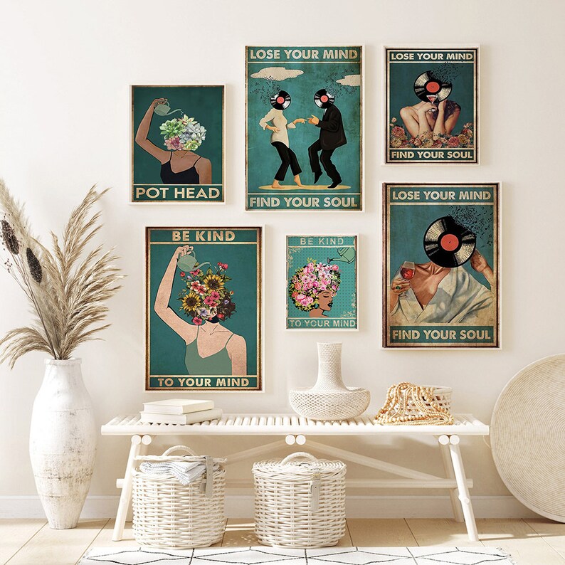 Lose Your Mind Find Your Sole Canvas Poster Mental Health - Etsy