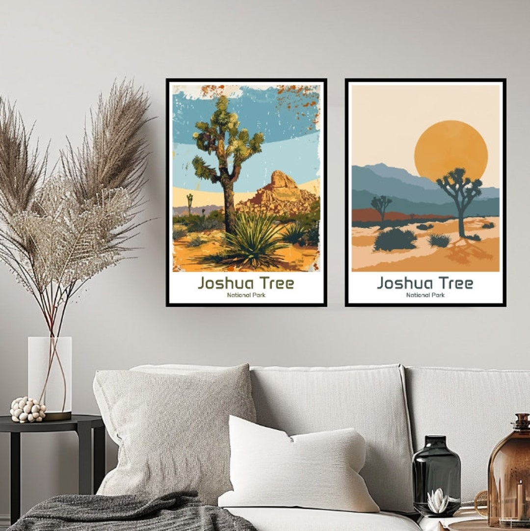 Joshua Tree National Park Poster Travel Print California United States ...