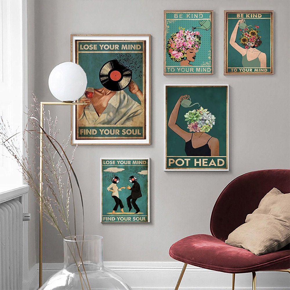 Lose Your Mind Find Your Sole Canvas Poster Mental Health - Etsy