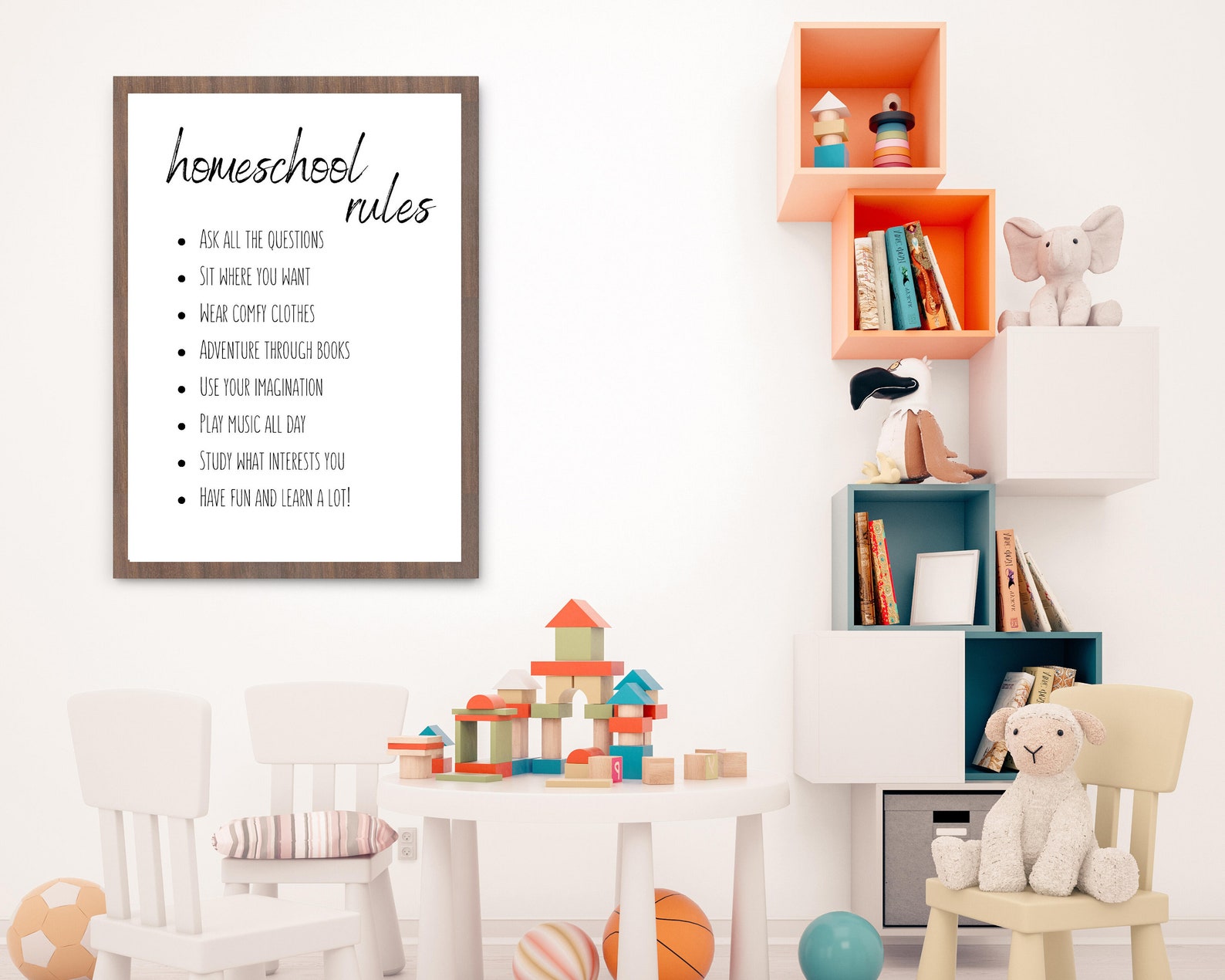 Homeschool Rules Printhomeschool Room Decorhomeschool Wall - Etsy