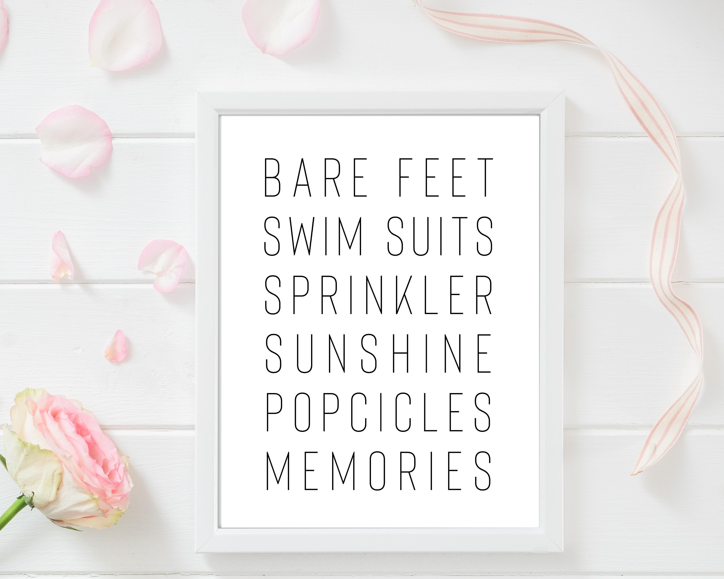 Beach House Summer Print Modern Summer Printable Summer Wall | Etsy