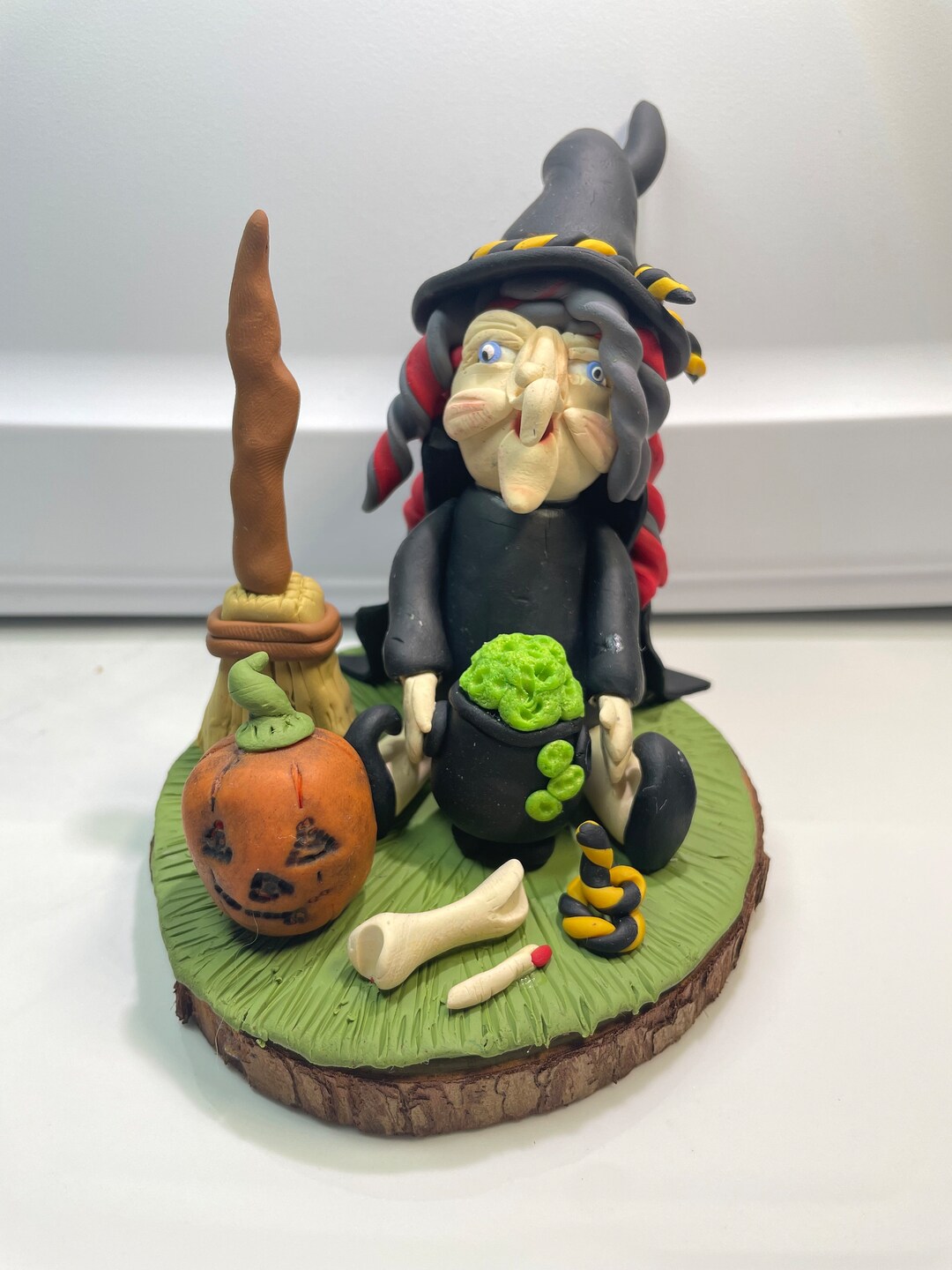 Clay Wicked Halloween Witch - Etsy