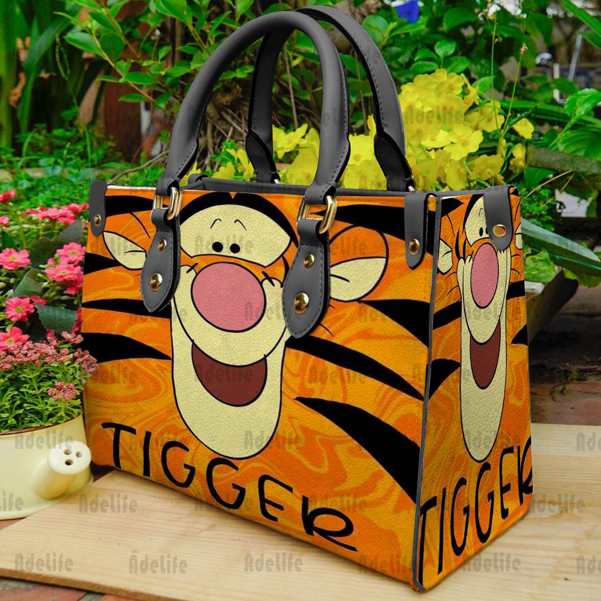 Tigger Tigger Leather Handbag,Tigger Woman Bags Purses,Disney Lovers ...