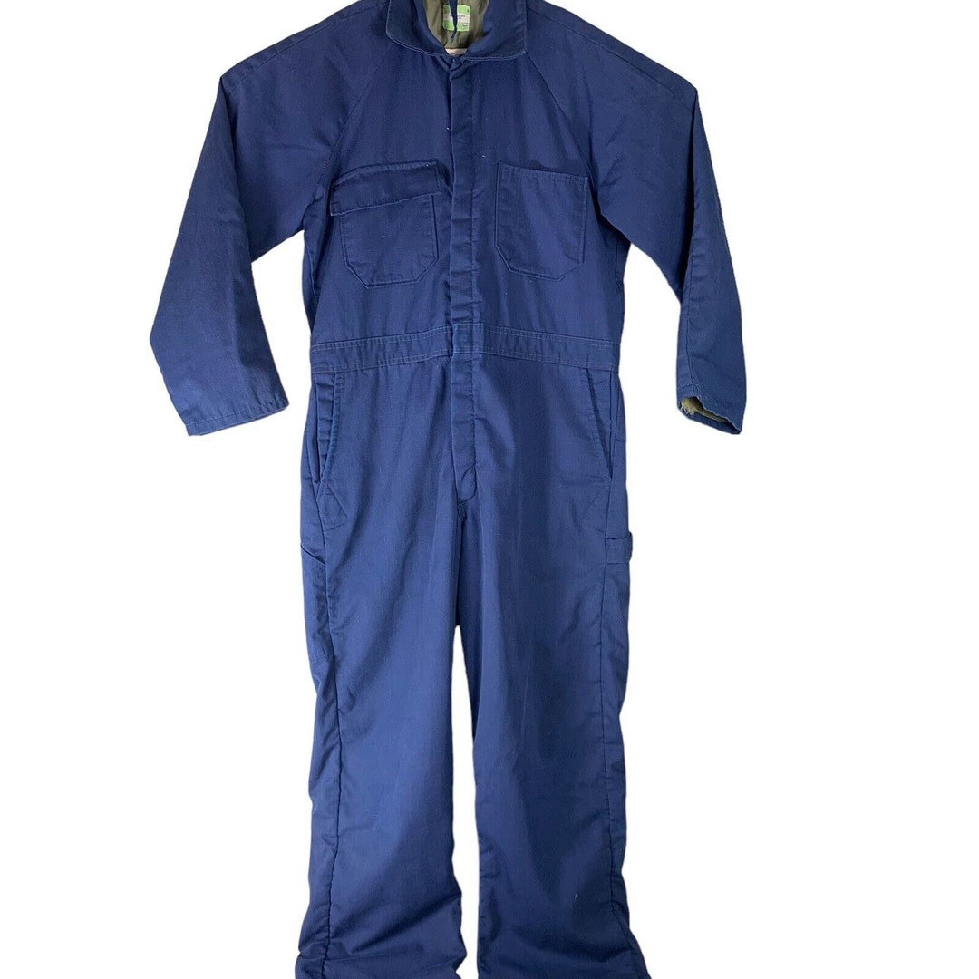 Vintage Coveralls 40 Sears Blue Distressed Costume Rosie Riveter ...