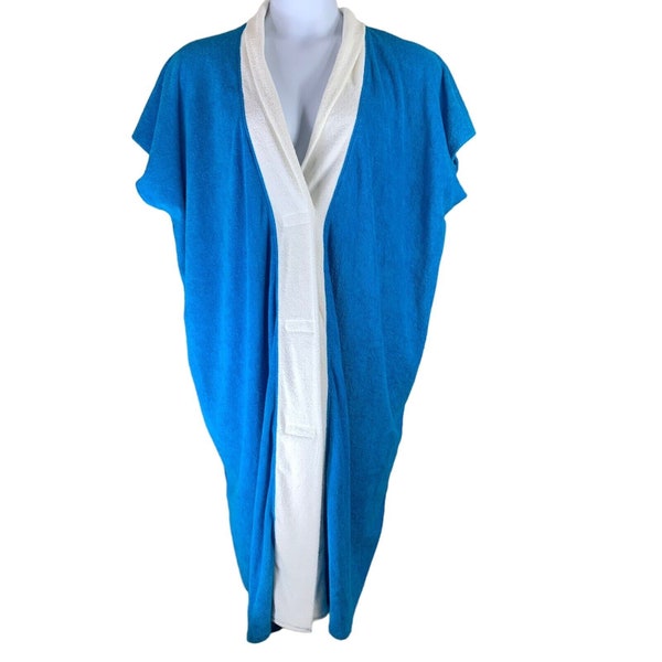 Zipper Terry Robe With Collar - Etsy