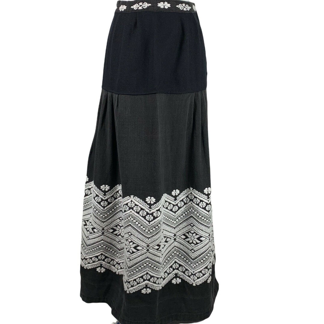Vintage Skirt 27 Inch Waist Hand Loomed Textiles Cuatro Hermanos ...