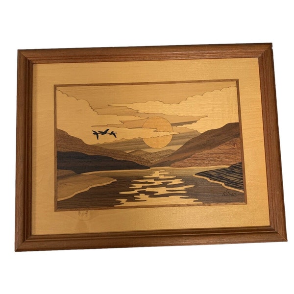 Wood Inlay Picture - Etsy