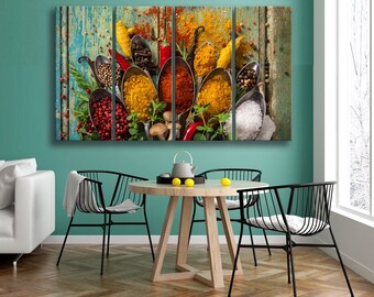 Kitchen Art Canvas | Etsy