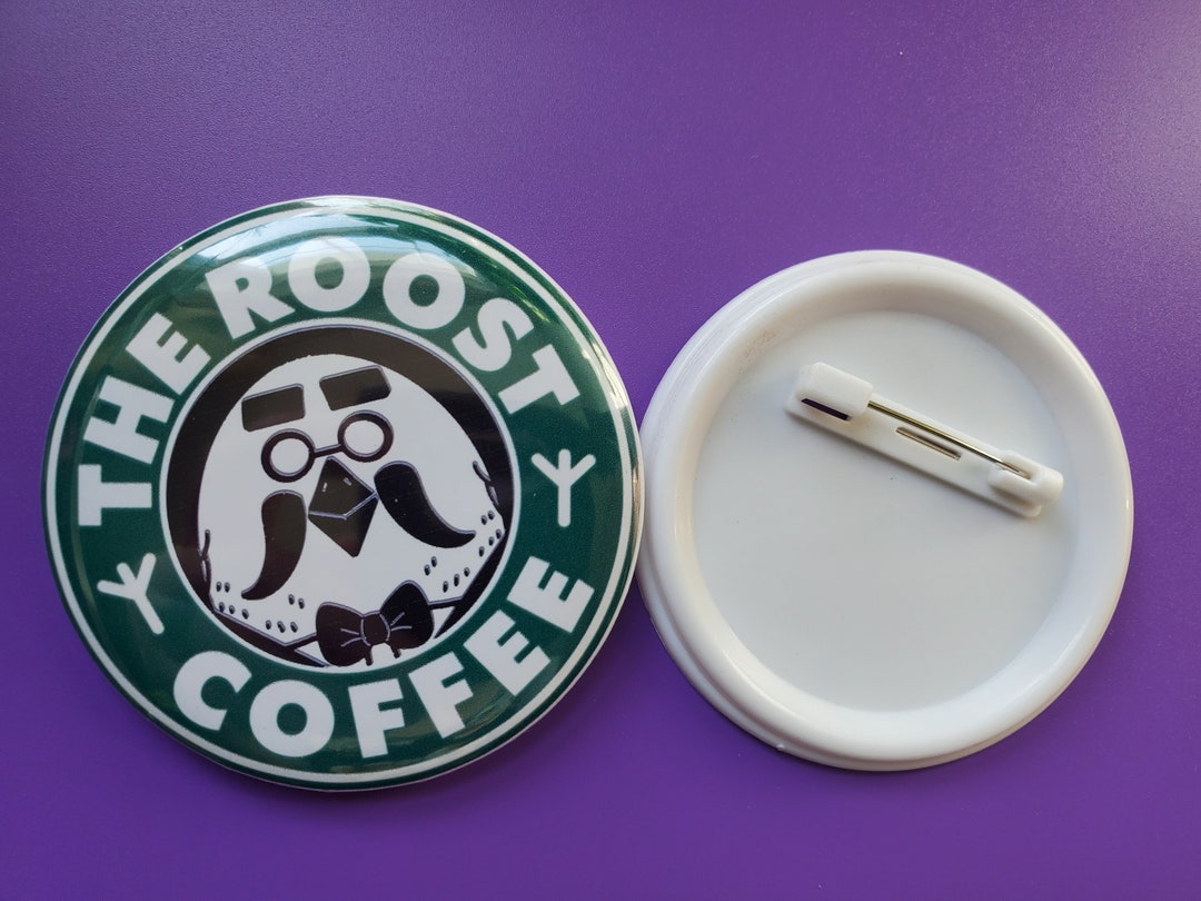 The Roost Coffee Button - Etsy