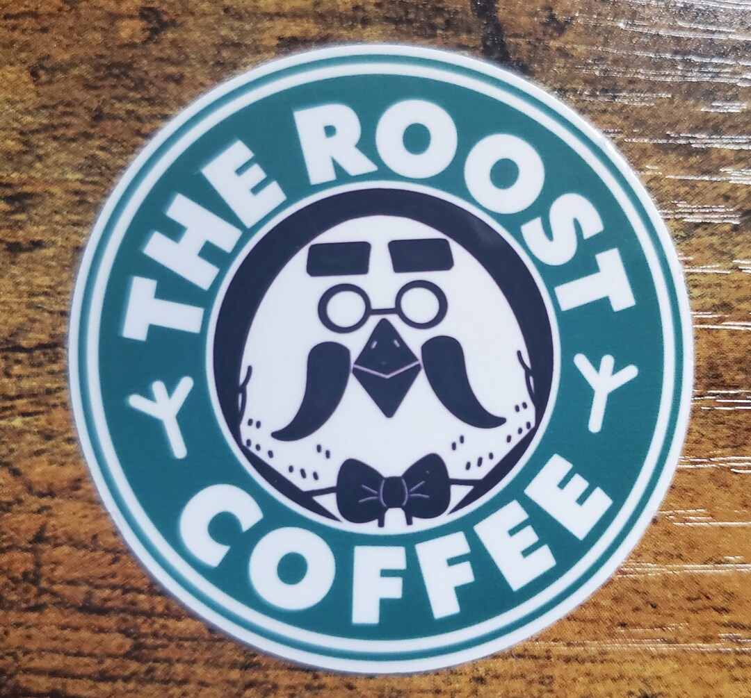 The Roost Coffee Sticker - Etsy