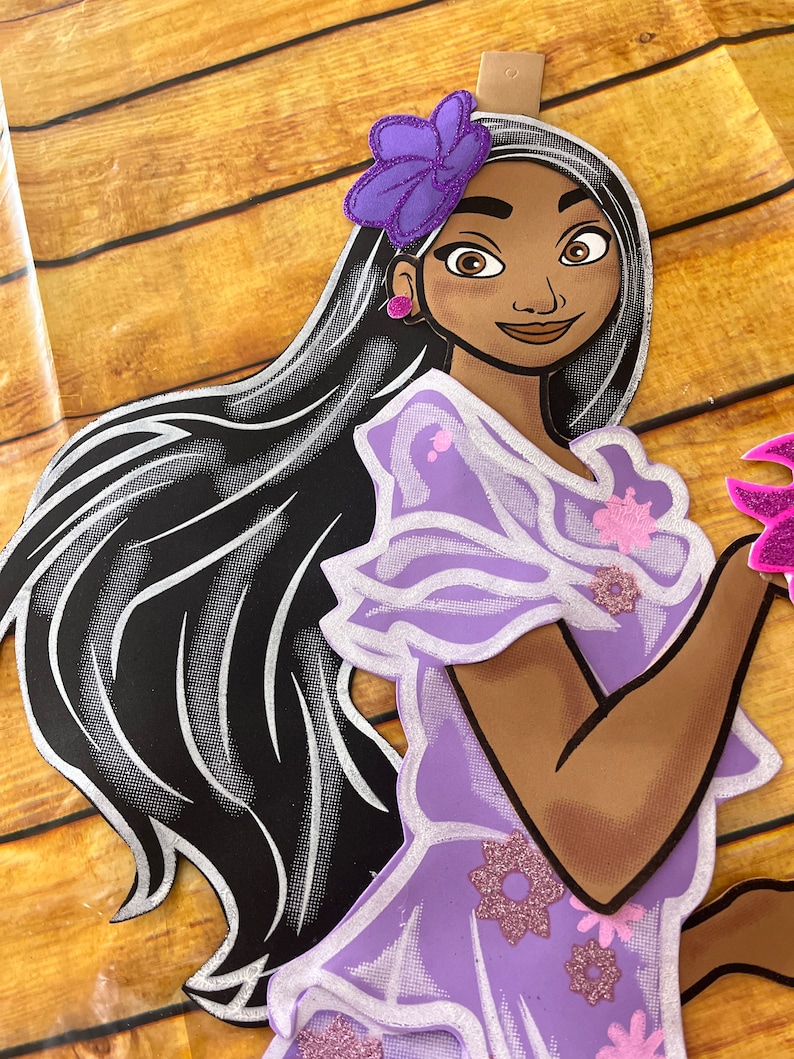 Encanto Isabella inspired big foamy cutout SAME DAY - Etsy Österreich