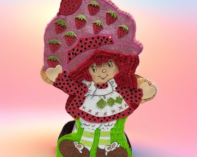 Strawberry Shortcake / Rosita Fresita Inspired Pinata Med Size - Etsy