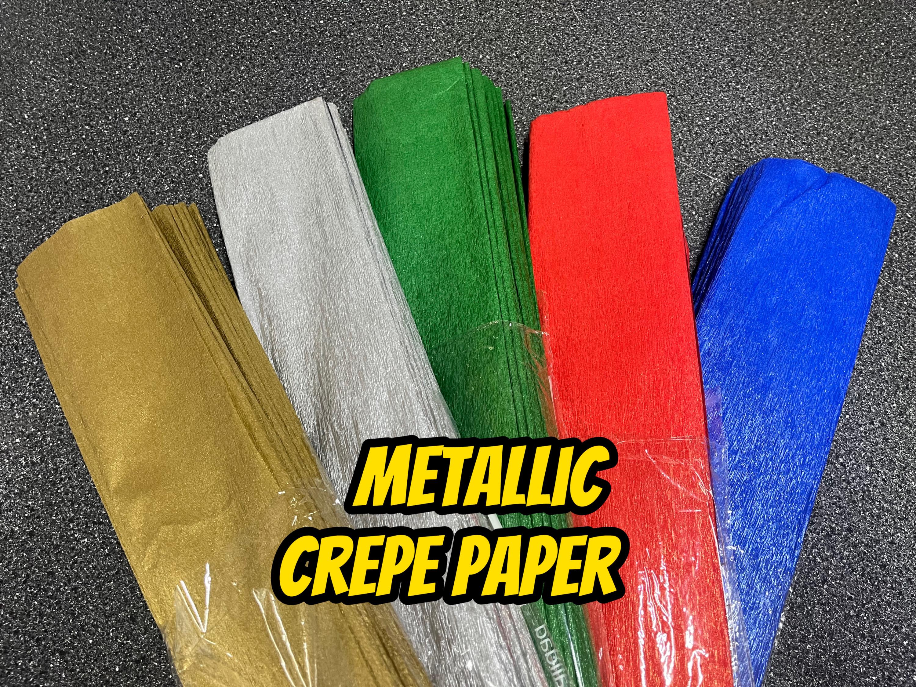 Papel Crepe Metálico / Metallic Crepe Paper ( Pascua ) - Etsy