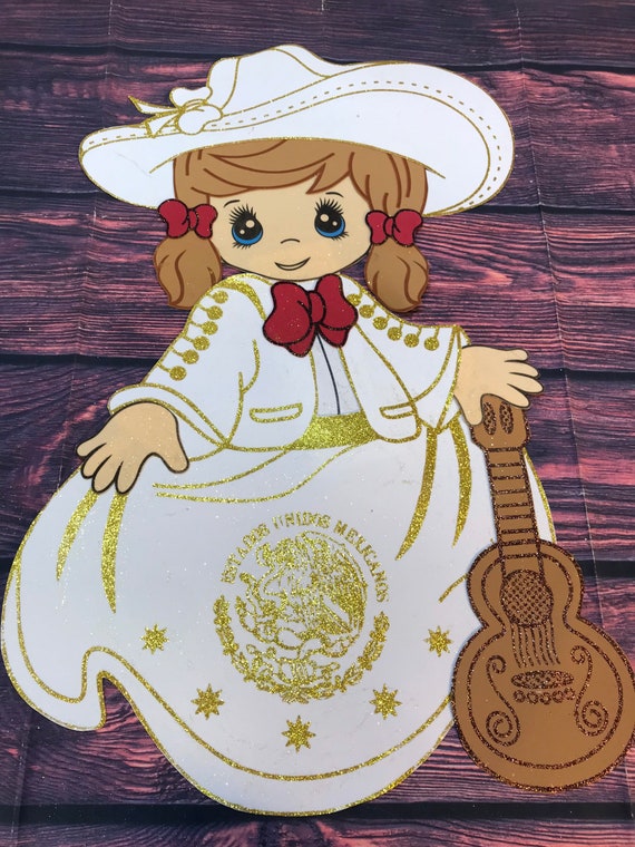 Mexican Charro Girl Big Foamy Die Cutout Mexico SAME DAY | Etsy