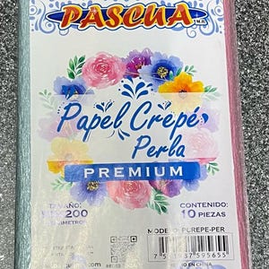 Crepe Paper Perla Premium Mix 10 Rolls of 79x20 - Etsy