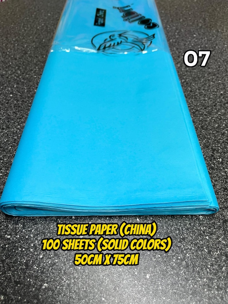 Papel China (wrapping Tissue Paper) (colibri) 100 Sheets 50cm X 75cm ...