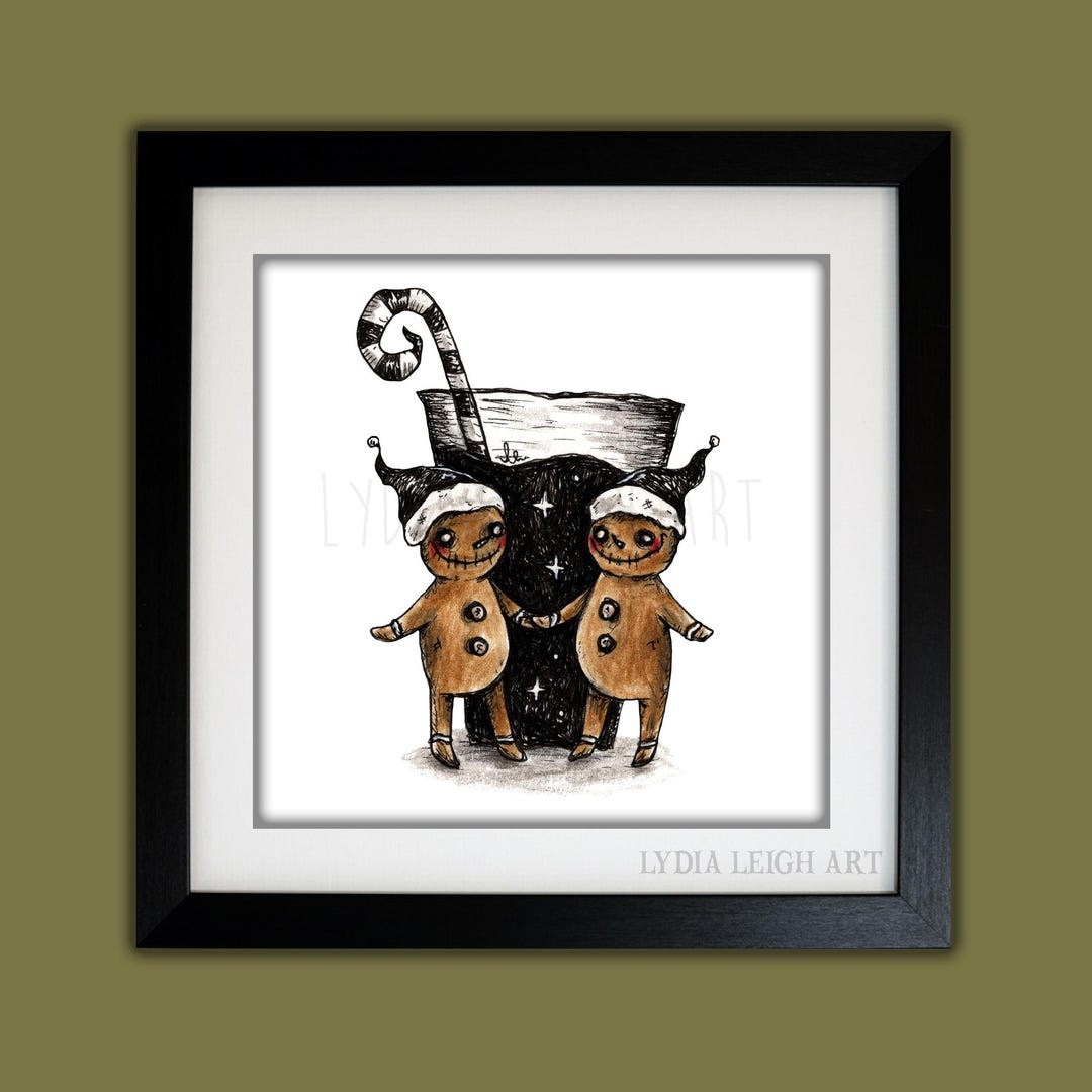 Gingerbread Men Art Print - Etsy