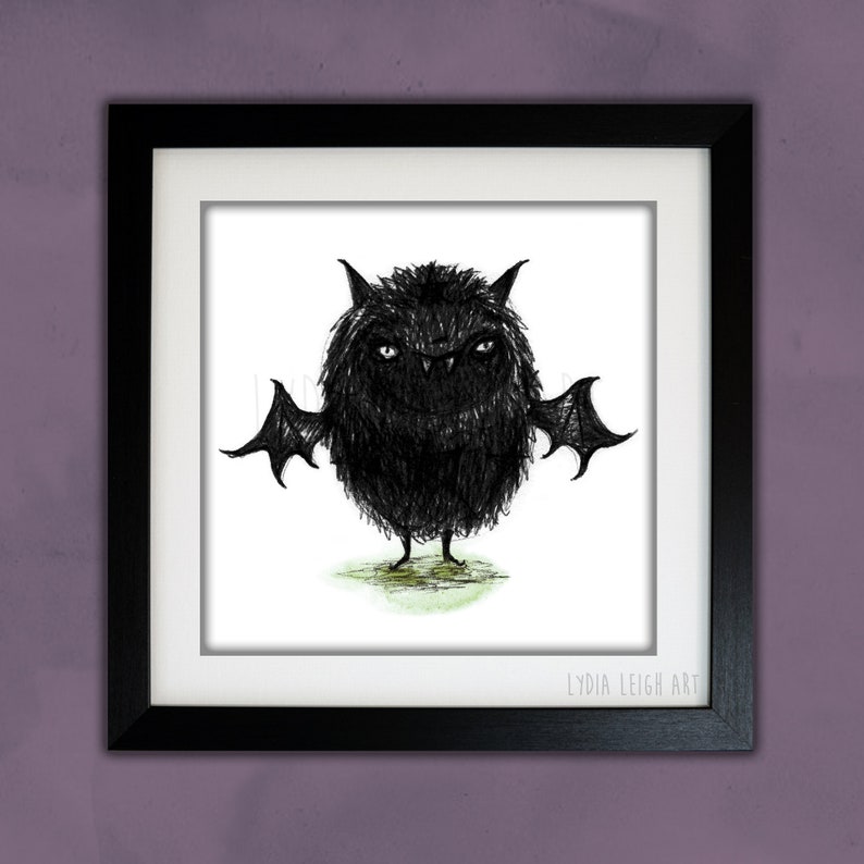 Bat Art Print - Etsy