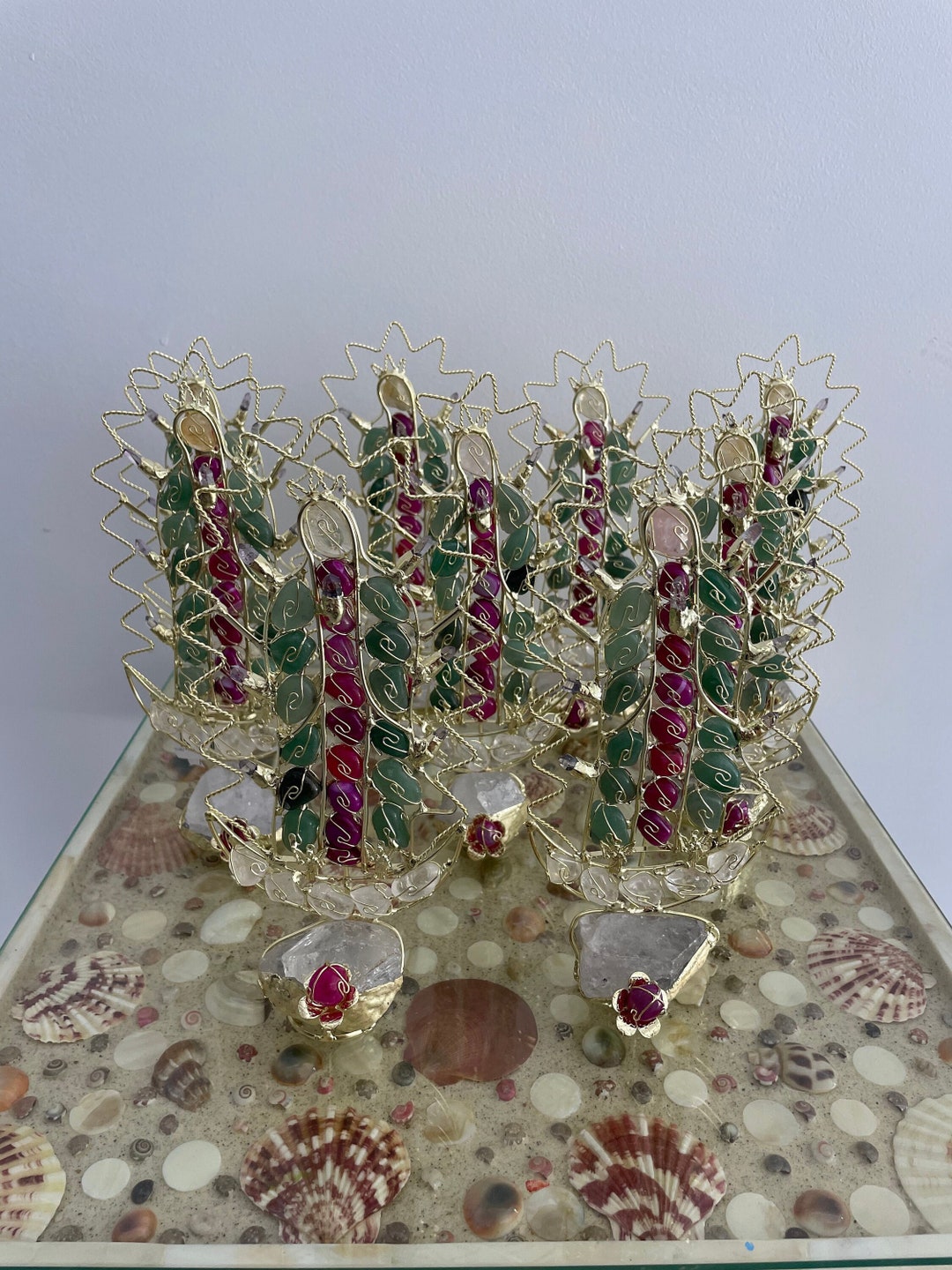 Virgen De Guadalupe Quartz Statue - Etsy