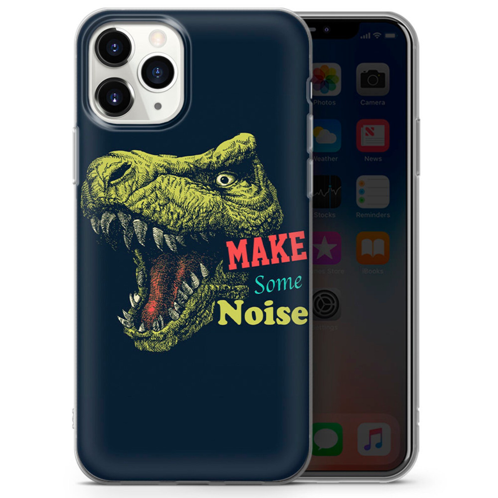 T-rex Dark Angry T-rex Dinosaur Tyrannosaurus Rex Phone - Etsy