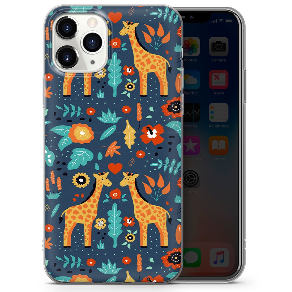 Giraffe Pattern, Cute Girafe, Giraffe Phone Case Cover Fits for iPhone ...