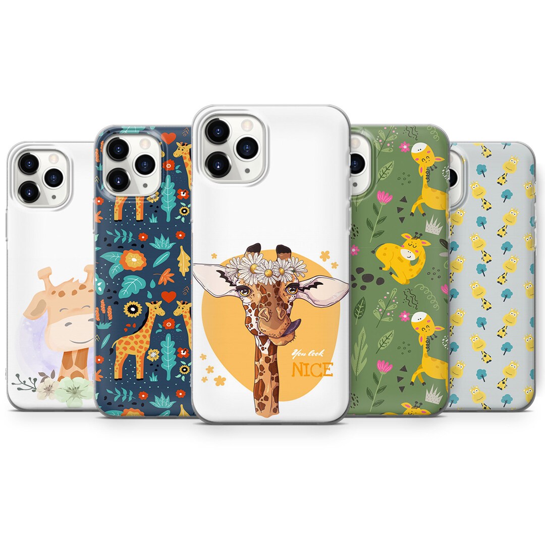 Giraffe Pattern, Cute Girafe, Giraffe Phone Case Cover Fits for iPhone ...
