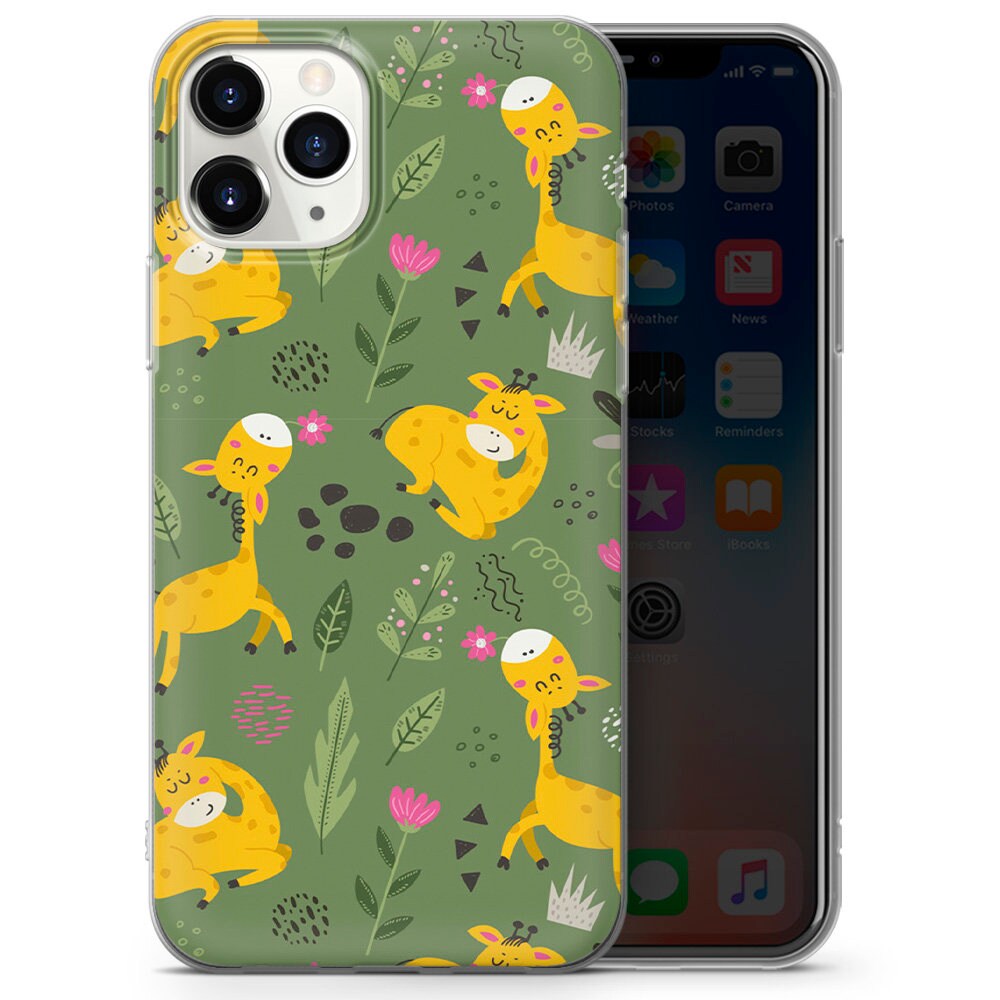 Giraffe Pattern, Cute Girafe, Giraffe Phone Case Cover Fits for iPhone ...