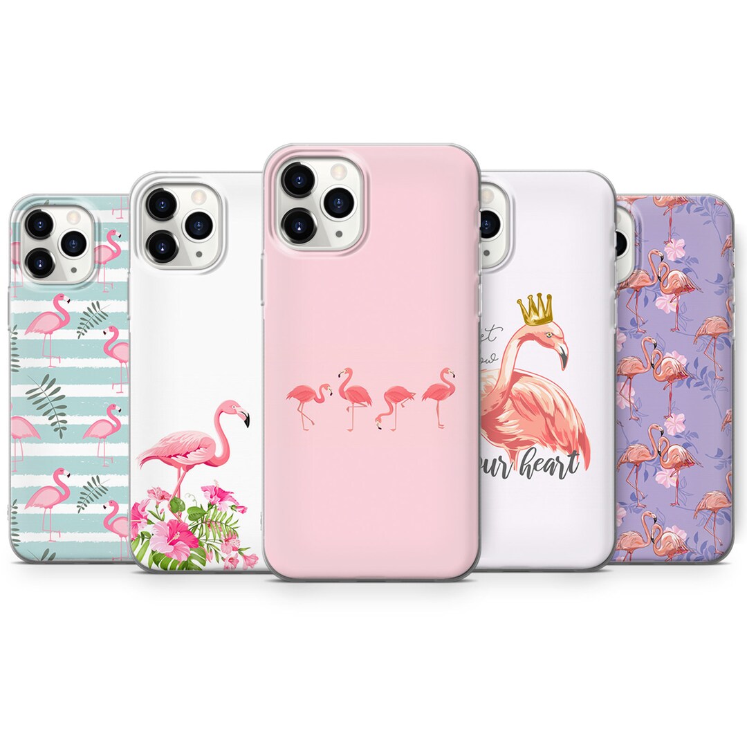 Pink Flamingo, Cute Gift, Bird Flamingo Phone Case Cover Fits for ...