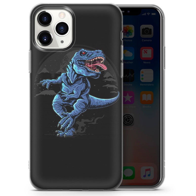 T-rex Dark Angry T-rex Dinosaur Tyrannosaurus Rex Phone - Etsy