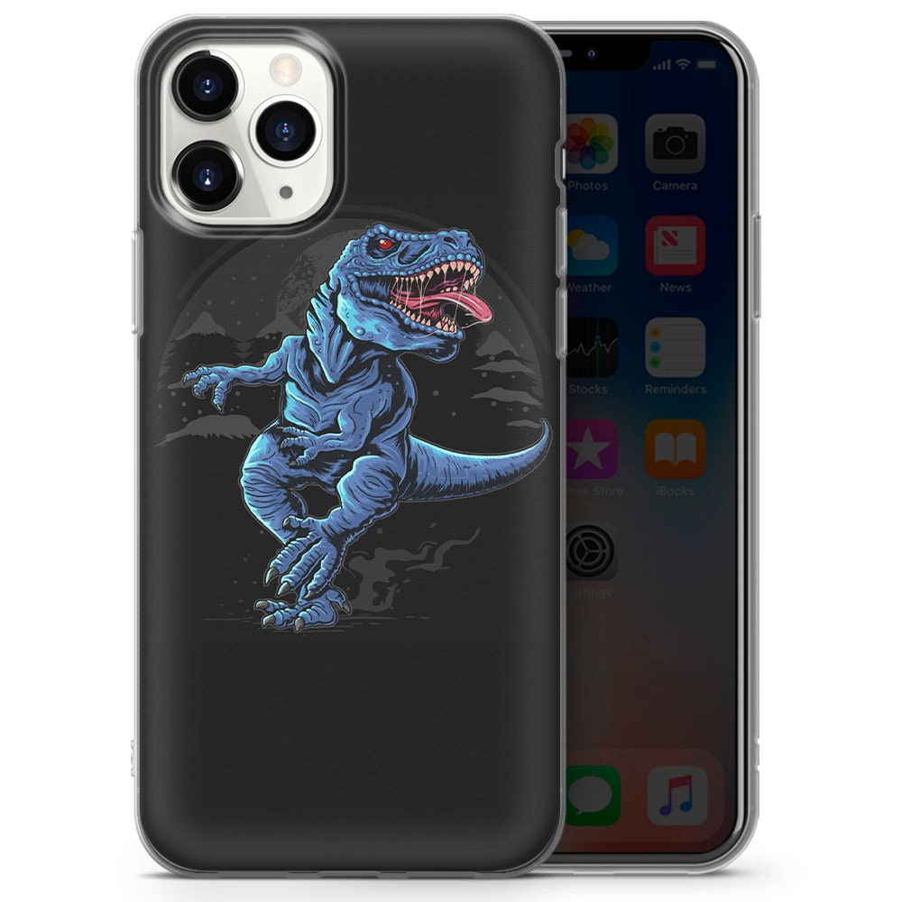 T-rex Dark Angry T-rex Dinosaur Tyrannosaurus Rex Phone - Etsy