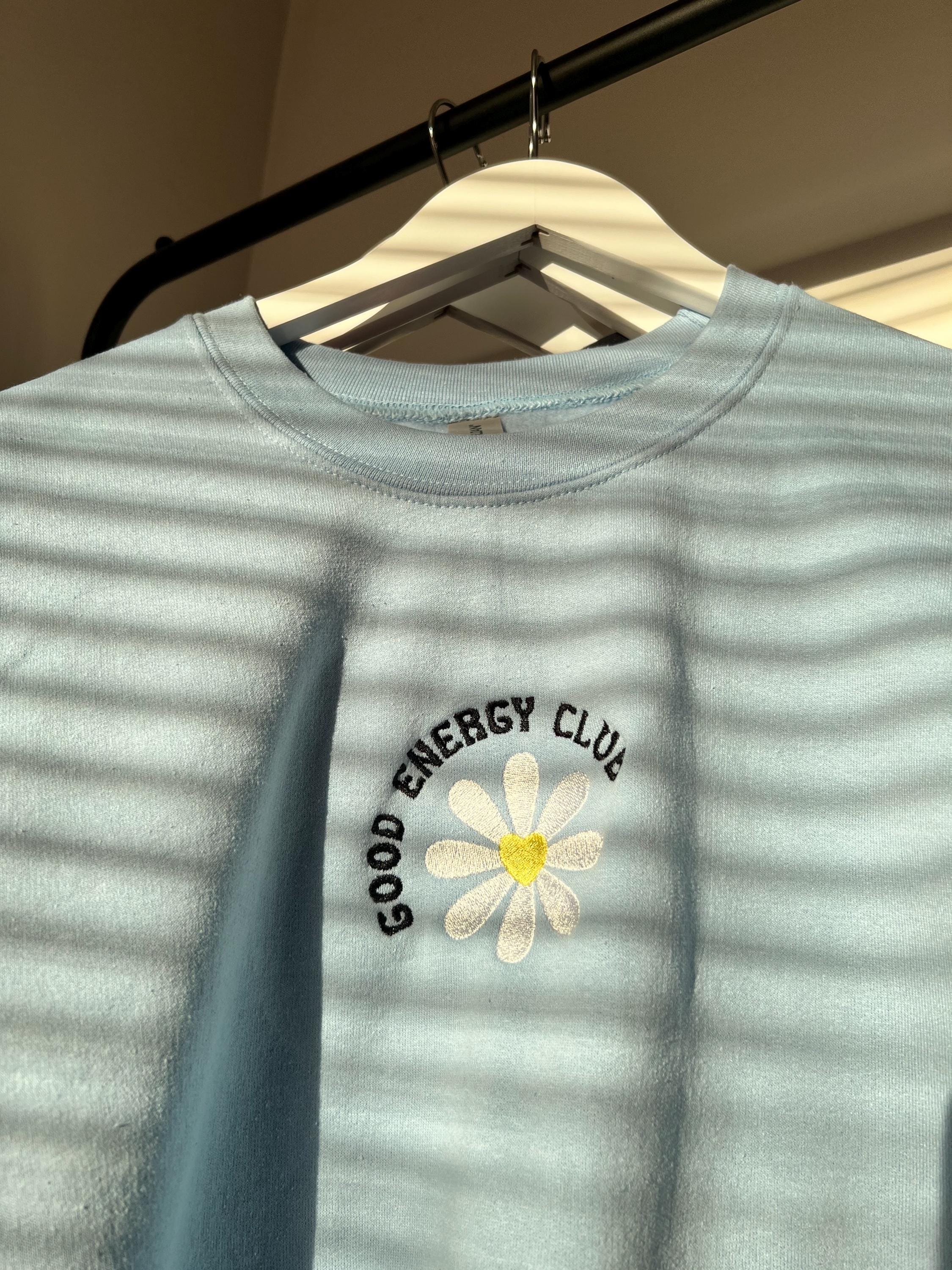Adults Embroidered Good Energy Club Sweatshirt - Etsy