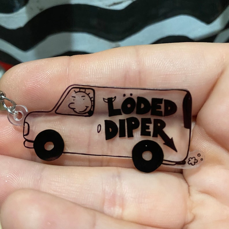 Loded Diper Van Keychain Diary of a Wimpy Kid/rodrick - Etsy