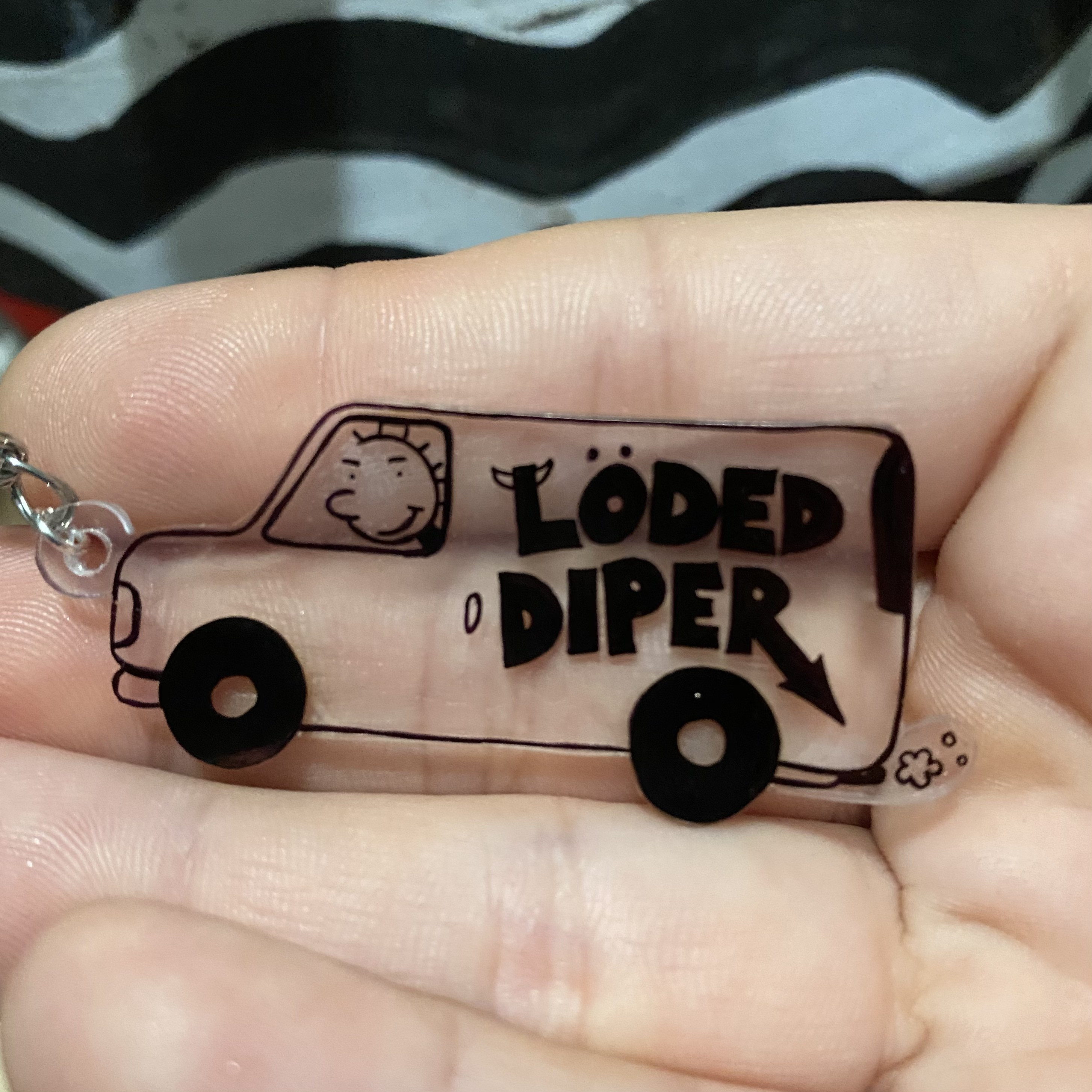 Loded Diper Van Keychain Diary of a Wimpy Kid/rodrick - Etsy UK