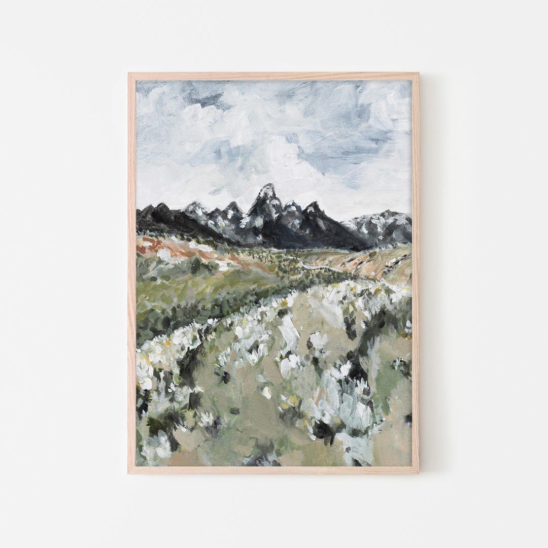 The Grand Tetons Fine Art Print, Grand Tetons National Park Print ...
