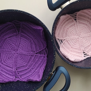 Flower Leaf Pan/pot Protector PDF Pattern Video Tuttorial - Etsy