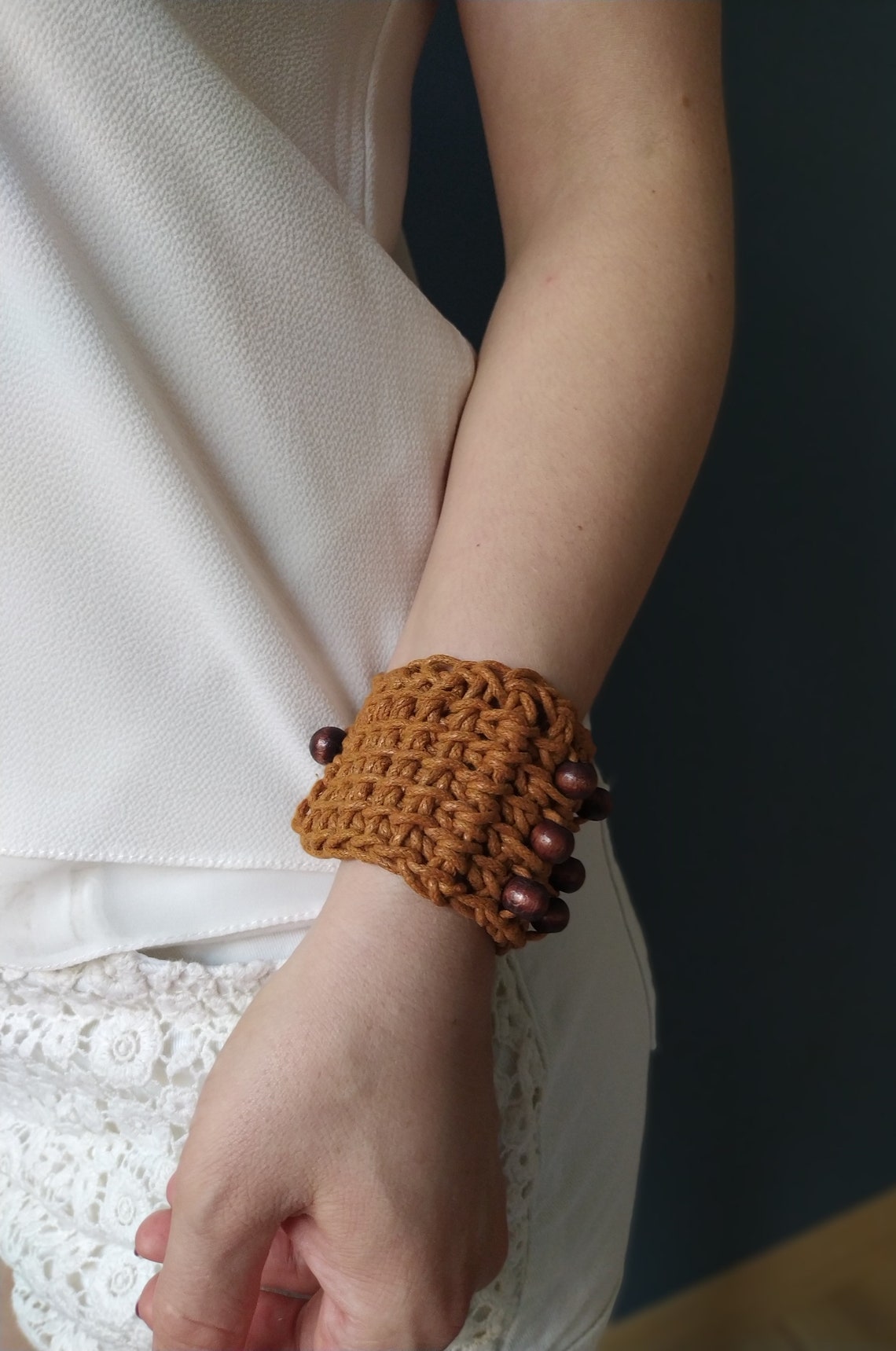 Beaded Bracelet Crochet Pattern - Etsy