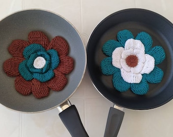 Easy Pattern:multipurpose Crochet Pan/pot Protector to Table Cloth - Etsy