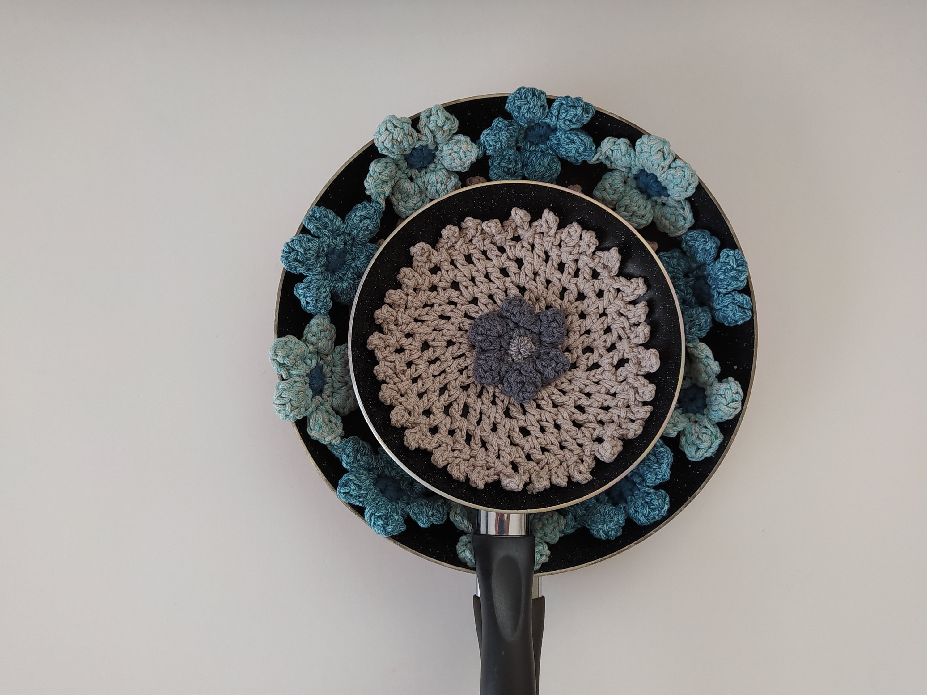 Easy Pattern:multipurpose Crochet Pan/pot Protector to Table Cloth - Etsy