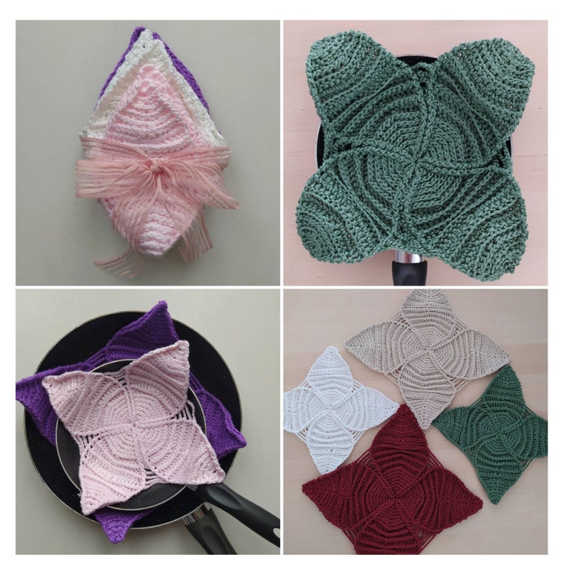 Flower Leaf Pan/pot Protector PDF Pattern Video Tuttorial - Etsy